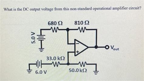 Solved What Is The DC Output Voltage From This Non Standard Chegg