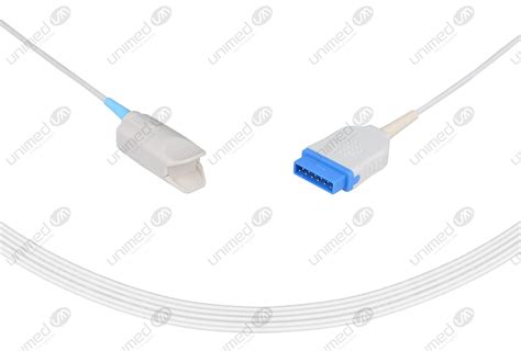 Marquette Compatible Reusable Spo2 Sensors 10ft Adult Finger Unimed Medical