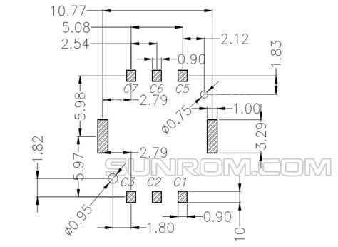 Nano SIM Card Socket 6 Pins Push In Type 5516 Sunrom Electronics