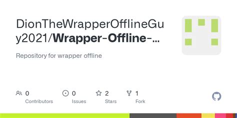 github dionthewrapperofflineguy2021 wrapper offline 1 3 0 1 repository for wrapper offline
