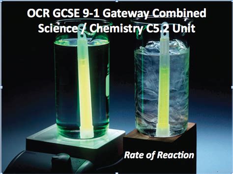 OCR GCSE Gateway Combined Science Chemistry C Unit Teaching