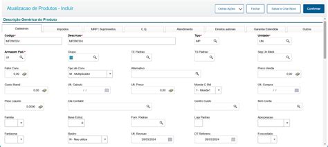 Cross Segmento Backoffice Linha Protheus Sigaest Bloco K