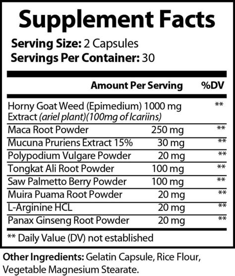 Horny Goat Weed Blend Gencore Nutrition
