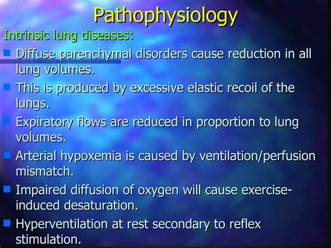 Restrictive Lung Disease Ppt