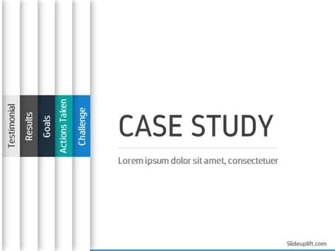 Detailed Case Study Template Case Study Templates SlideUpLift