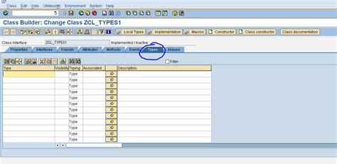 Sap Tech Global Class Types