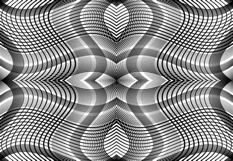 Repeatable And Tileable Grid Mesh Of Zig Zag Criss Cross And Wavy Interlace Intertwine And