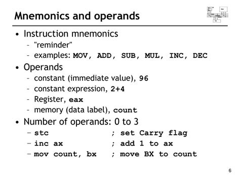Ppt Intel X86 Assembly Fundamentals Powerpoint Presentation Free