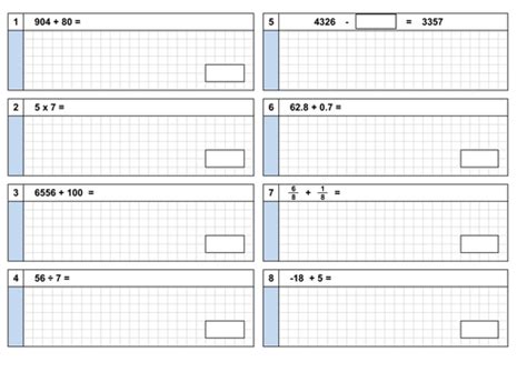Ks2 Arithmetic Sats Paper 1 Pack Of 10 Practice Tests Including Answers Teaching Resources