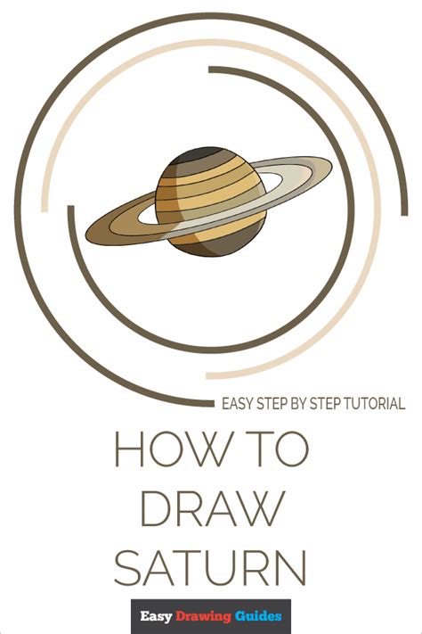 How To Draw Saturn Really Easy Drawing Tutorial