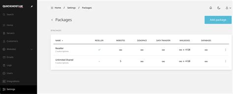 create a hosting package enhance hosting knowledge base
