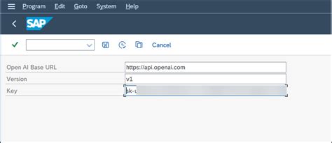 first test run open ai ai sdk for sap