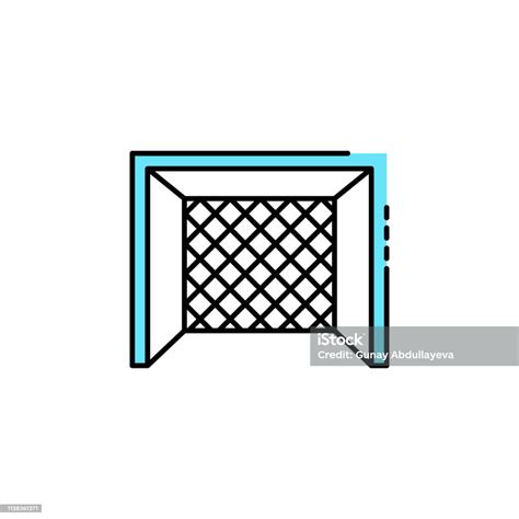 목표 문 축구 문 스포츠 아이콘입니다 색상 스포츠 아이콘의 요소입니다 프리미엄 품질의 그래픽 디자인 아이콘입니다 웹 사이트 웹 디자인 모바일 앱에 대 한 징후 및 기호