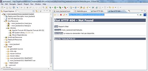 Eclipse Maven Java Jersey Rest No Provider Classes Found 404 Error When Accessing Url