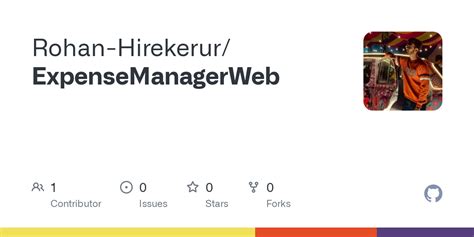 github rohan hirekerur expensemanagerweb