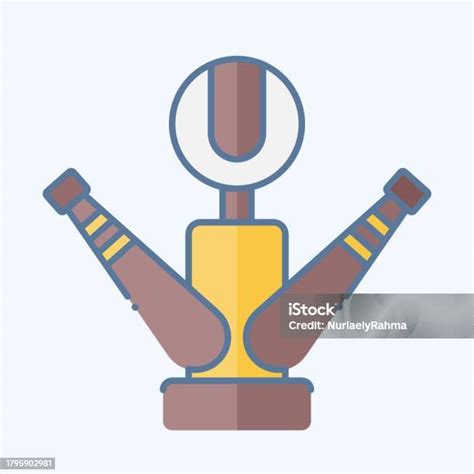 아이콘 트로피 야구 기호와 관련이 있습니다 낙서 스타일 심플한 디자인 편집 가능 간단한 일러스트레이션 Championship에 대한 스톡 벡터 아트 및 기타 이미지 Istock