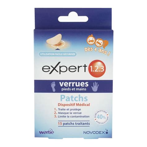 Patch Anti Verrue X15 Expert 123 Novodex Easypara