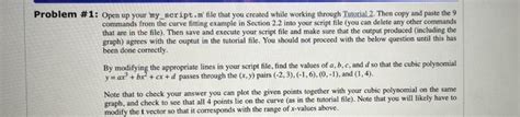 Solved Problem 1 Open Up Your My Scriptm File That You