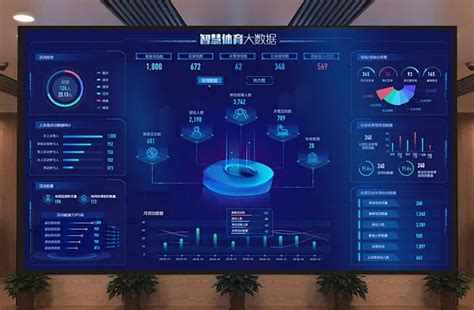 智慧体育大数据展示bi大屏 花瓣网