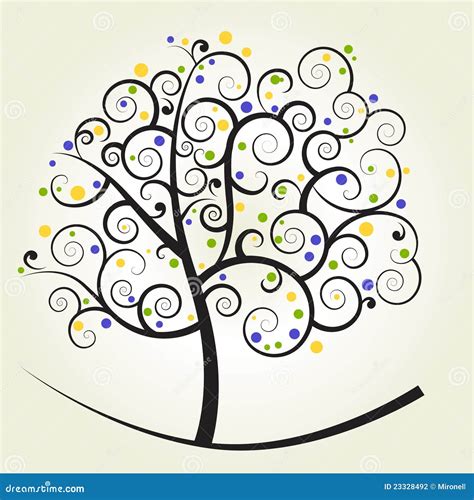 Curly Tree Stock Photo Illustration Of Nature Beauty 23328492