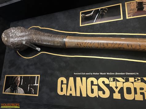 Gangs Of New York Monks Notched Club Original Prop Weapon