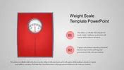 Free Weighing Scale PowerPoint Template And Google Slides