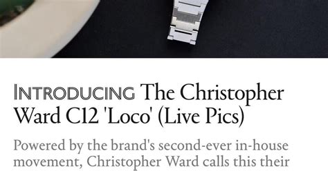 Cw Drop C12 Loco Watchcrunch