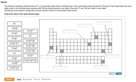 Solved The Black Line Between Elements 56 And 71 In The