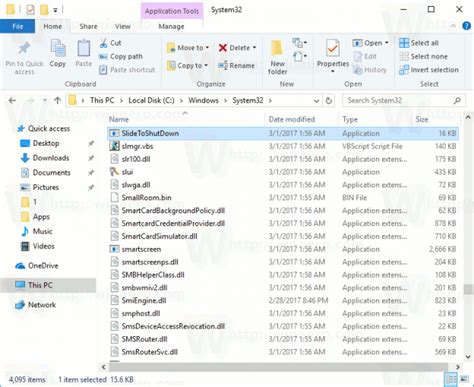 Create Slide To Shutdown Shortcut In Windows