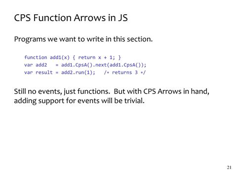 Ppt Lecture 23 Implementing Arrowlets Lifting Handlers With