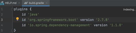 Intellij Springboot Gradle プラグイン エラー しすろぐ