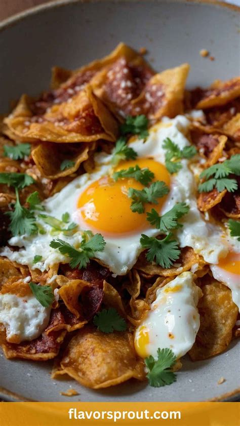 Chilaquiles With Eggs Recipe Flavor Sprout