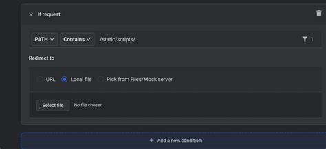 Featurerequest Support For Redirecting To Local Folder Map Local
