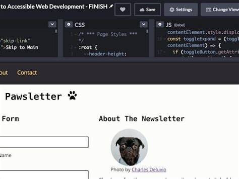 Introduction To Accessible Web Development