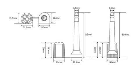 Disposable Bolt Seal Cargo Container Seal Jhb002 Jh Security Packing