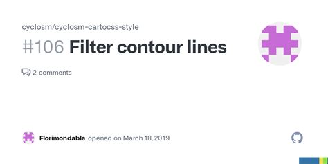 Filter Contour Lines · Issue 106 · Cyclosmcyclosm Cartocss Style · Github