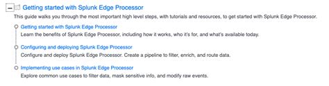 Splunk Lantern Getting Started With Edge Processor Machine Learning Toolkit Articles Plus