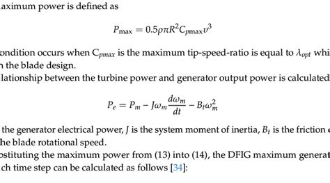 Wind Turbine Characteristic Curves Wind Turbine Output Power Watt