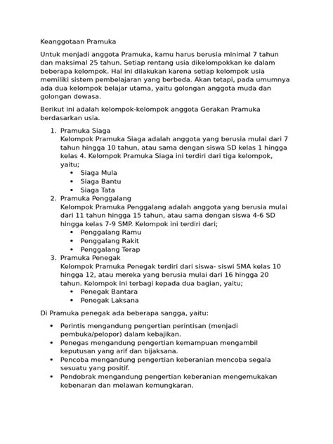 Materi Pramuka Pdf