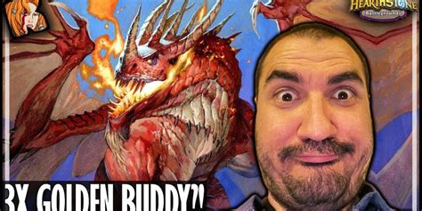 Kripparrian Triple Golden Buddy Alexstrasza Hearthstone Battlegrounds