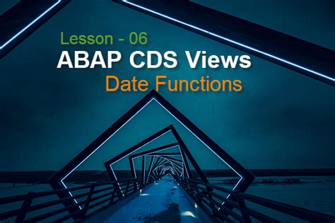 Date Functions In Abap Cds Views