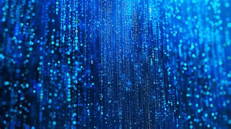68000 Blue Binary Data Background Pictures