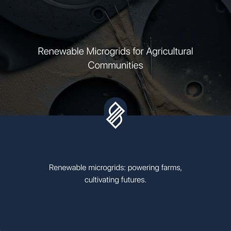 Renewable Microgrids For Agricultural Communities → Scenario