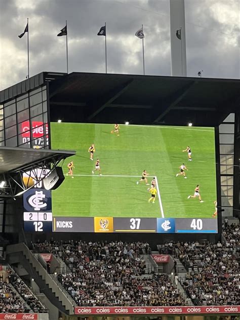 Mcg Please Bring Back The Scoreboard Along The Bottom Of The Screen R Afl