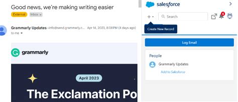 Integration Of Salesforce With Gmail