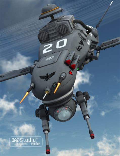 Drone Wasp Daz 3d