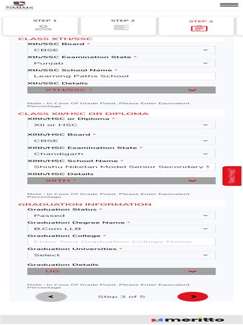 Submit Form Nmims University Pdf