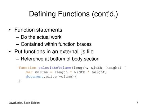Javascript Sixth Edition Ppt Download