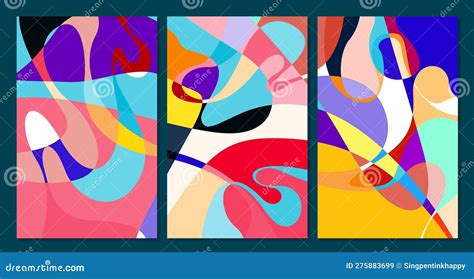 Vector Illustration Colorful Liquid And Fluid Abstract For Banner Template Stock Illustration