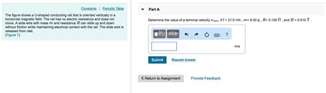 Solved Constants Periodic Table Part A The Figure Shows A